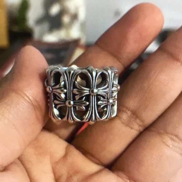 Chrome Hearts | Accessories | Chrome Hearts Cemetery Ring | Poshmark